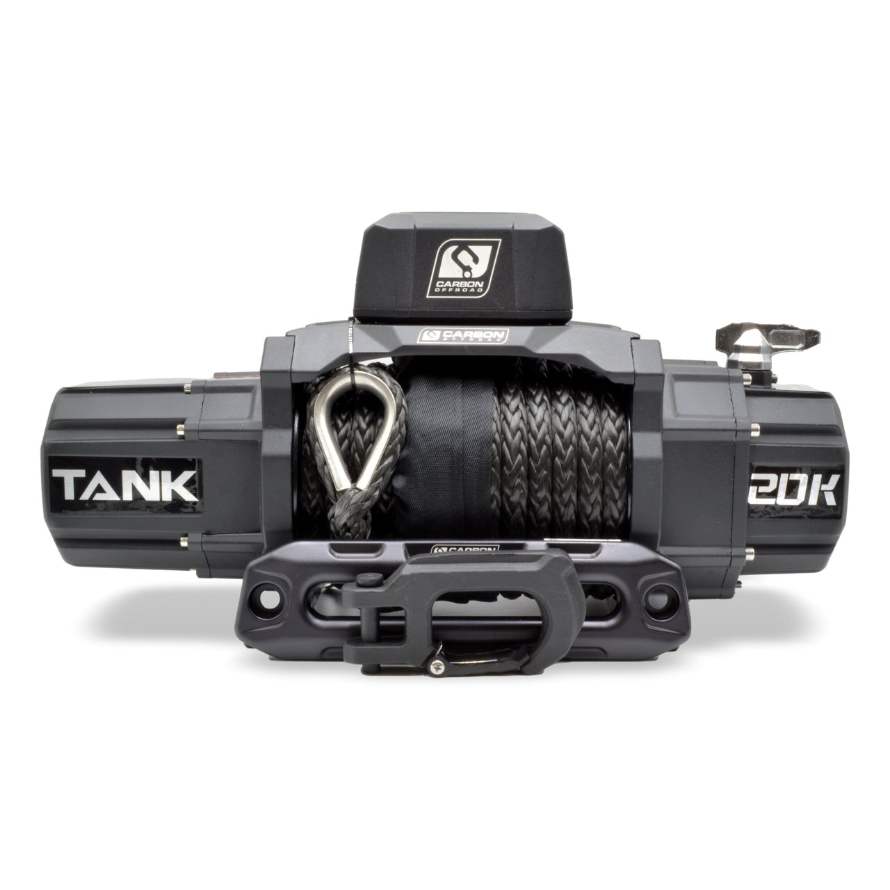Carbon Tank 20000lb Truck Winch Kit IP68 12V - Carbon Offroad Buy Now A ...