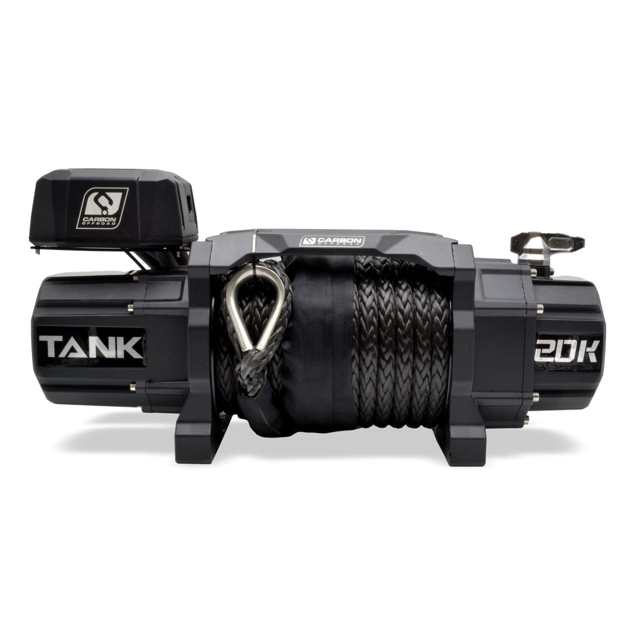 Carbon Tank 20000lb Truck Winch Kit IP68 12V - Carbon Offroad Buy Now A ...
